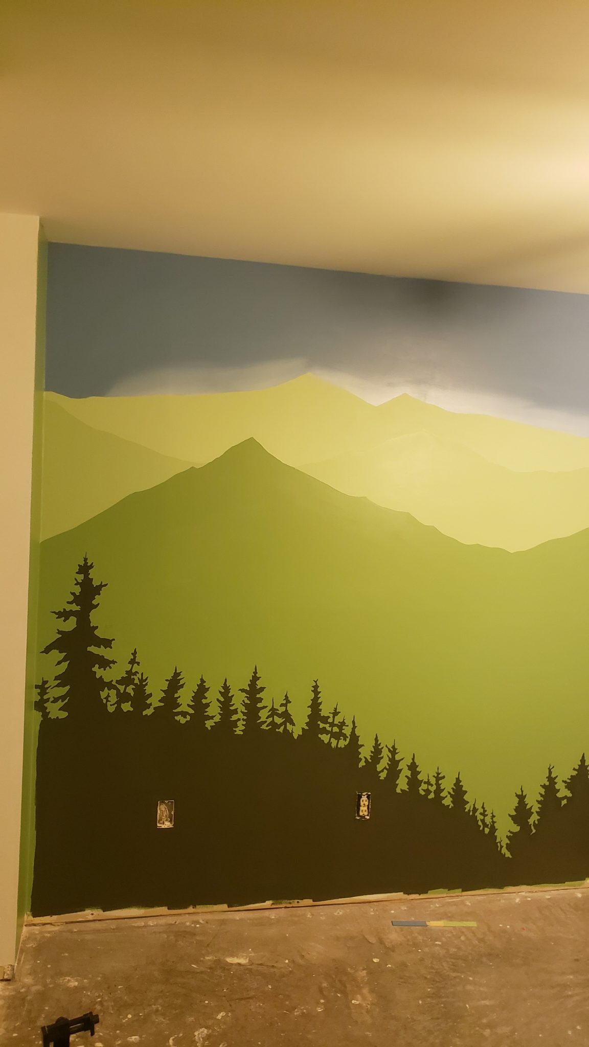 Mountain Mural Tutorial - The Welder and His Wife