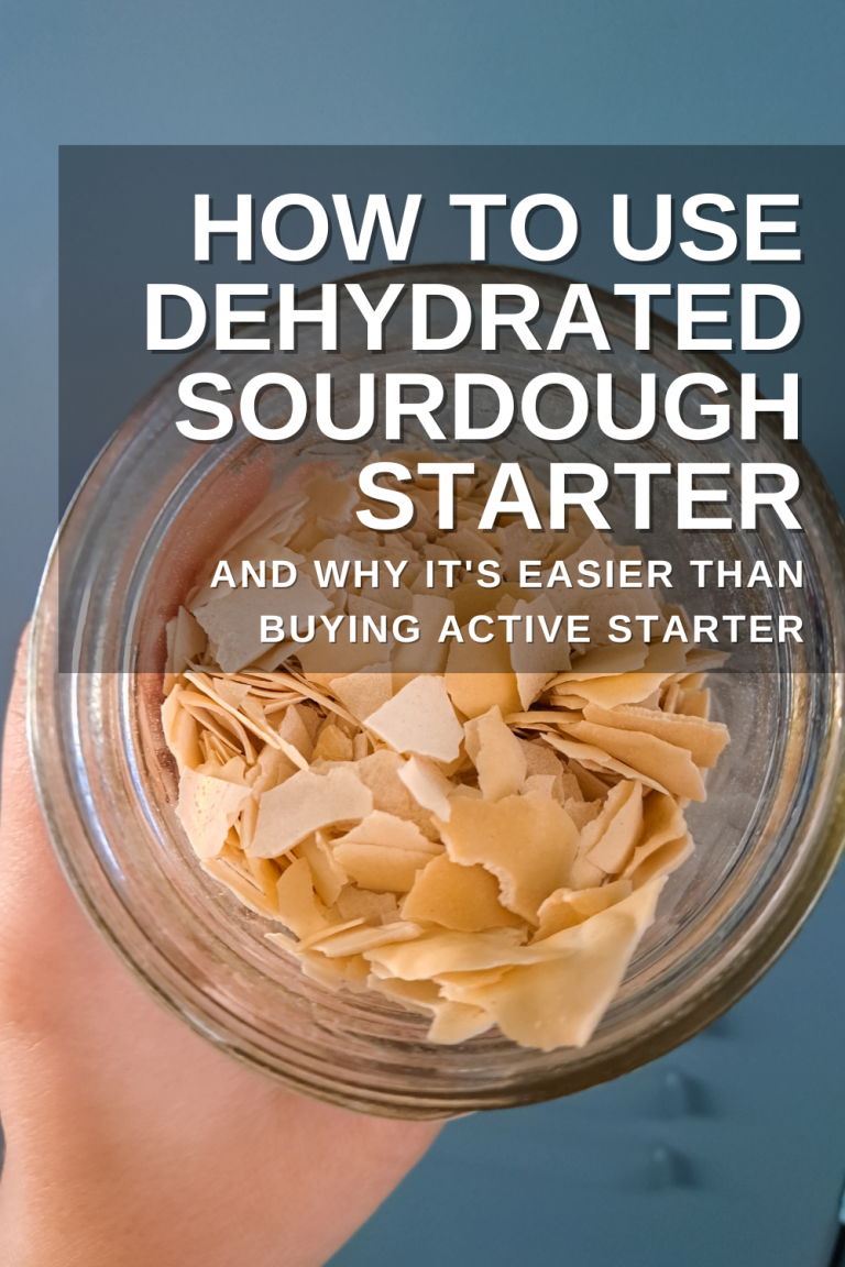 How to Use Dehydrated Sourdough Starter Easily - The Welder and His Wife