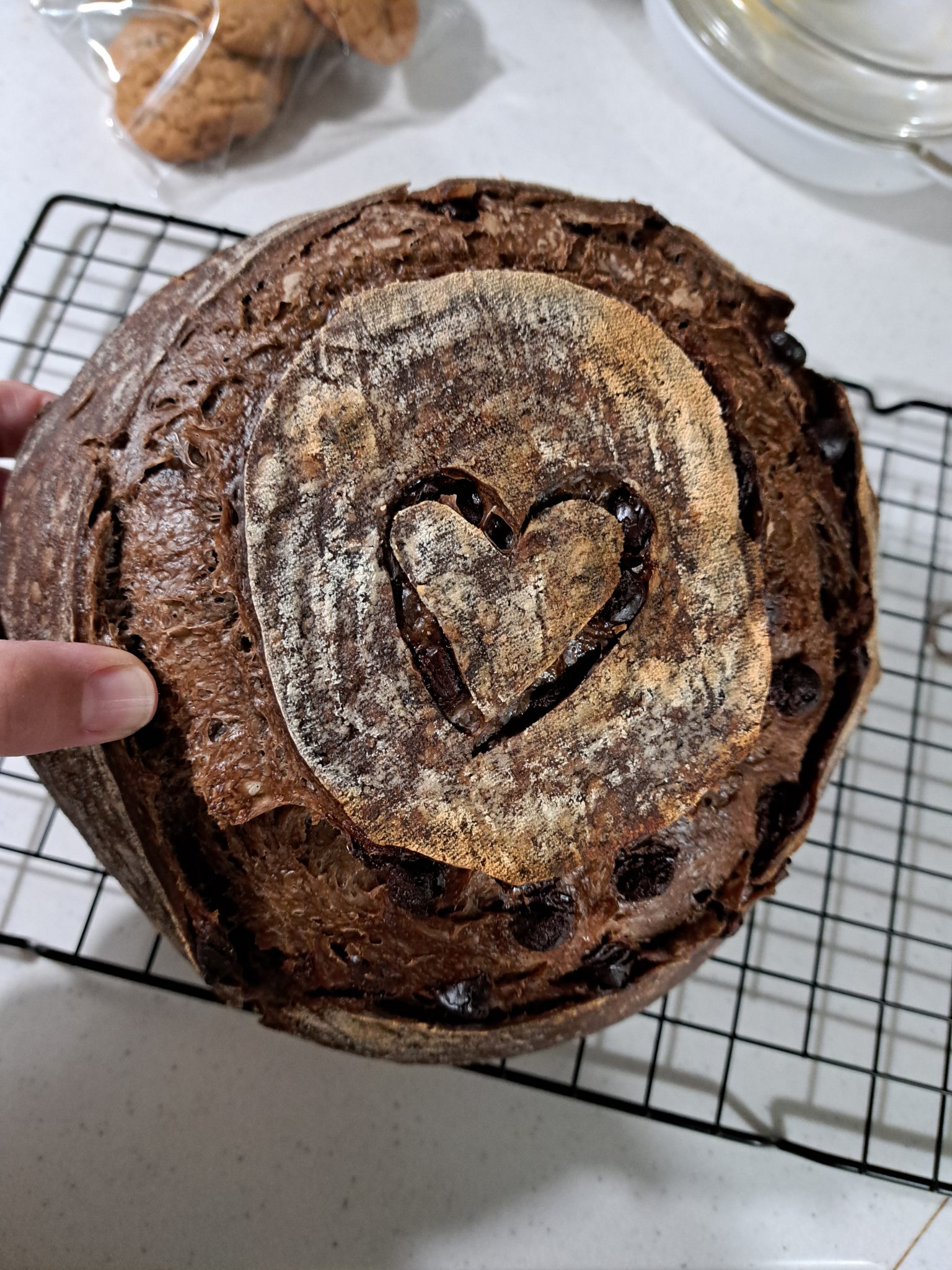 Double Chocolate Espresso Sourdough Bread - The Welder and His Wife
